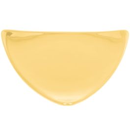 Triangular Flat Plate Yellow 10 1/2"