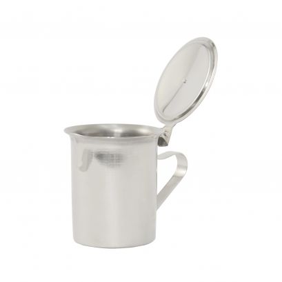 Creamer/Server Stainless Steel W/ Lid 10 oz.