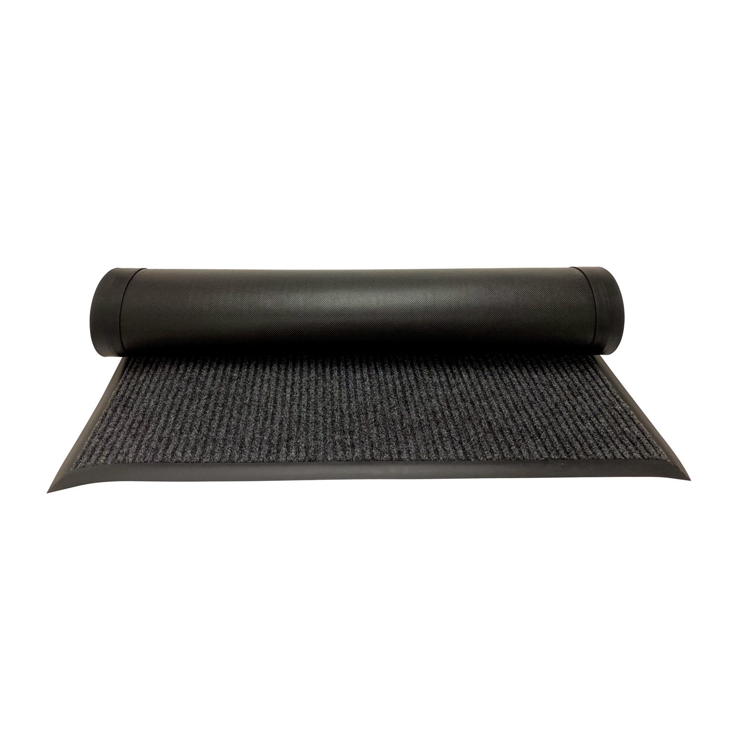 Carpet Floor Mat Vinyl Back Charcoal 6x4'